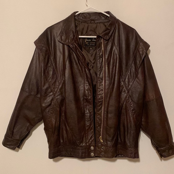 Seven Town | Jackets & Coats | Seven Town Mens Vintage Leather Jacket ...